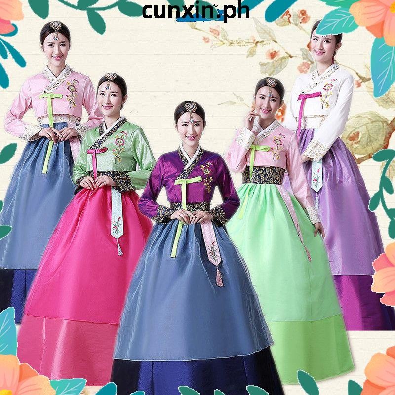 New Style Embroidered Hanbok Female Ancient Costume Palace Noble ...