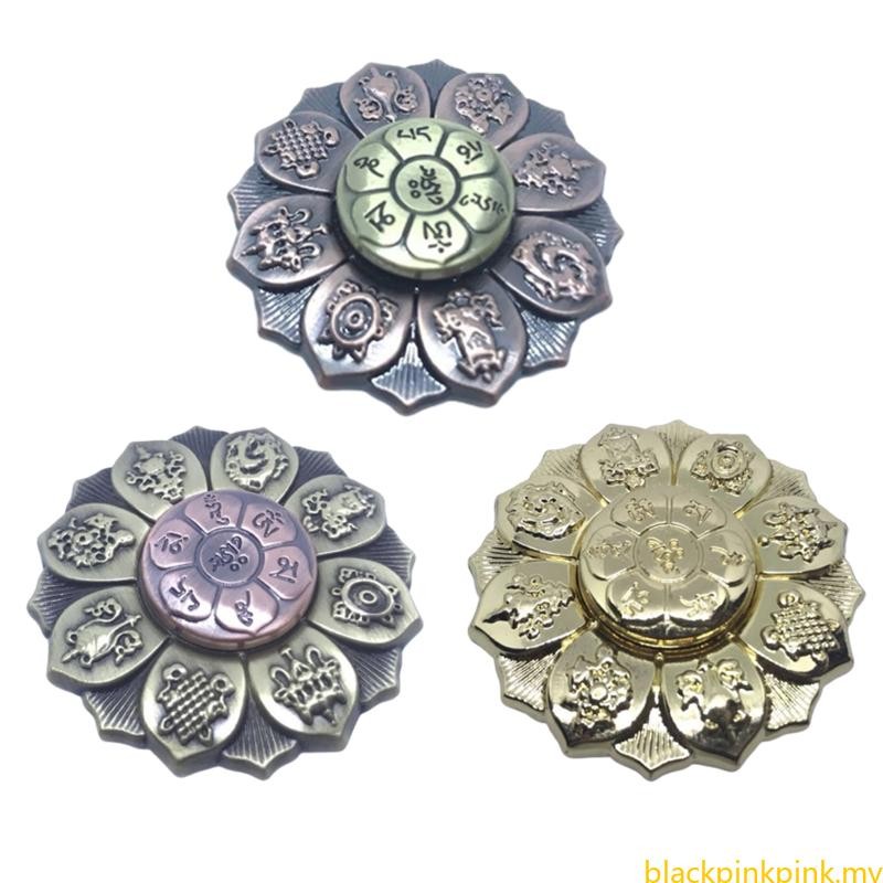 BLACK Transfer Good Luck Buddhist Modeling Gyro Desk Gyro Pocket Toy ...