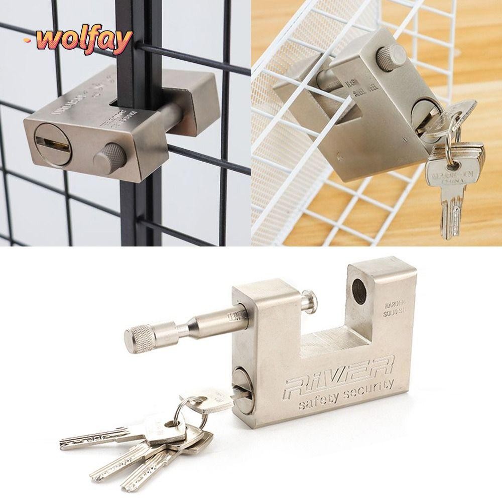 WOLFAY Container Lock 94MM Rectangular Extra Thick Security Lock ...