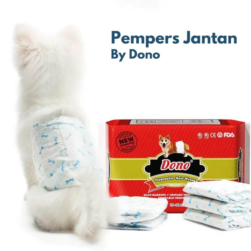 Dono BRAND PAMPERS Dog Cat - Male Female Dog Diapers - Cat Diapers ...