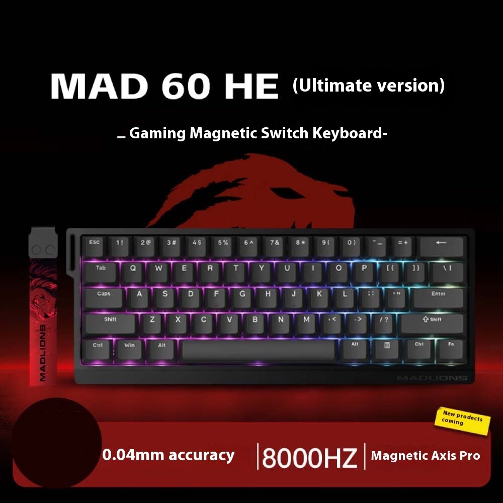 MADCATZ MAD 60/68HE Eesports magnetic axis keyboard with streamlined ...