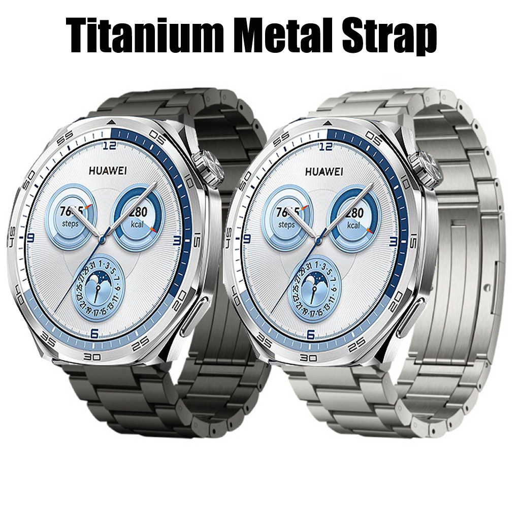 Titanium Metal Strap for Huawei Watch GT 5 Luxury Business Bracelet ...