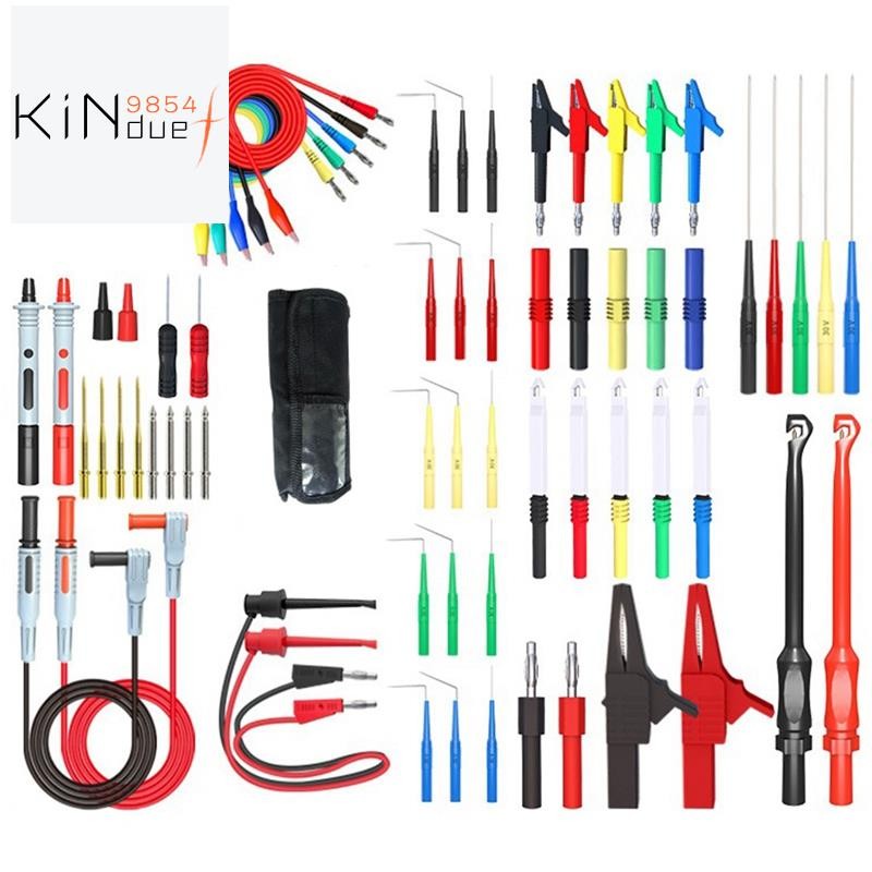 P1957 64PCS Multimeter Wire Piercing Probes Test Leads Kit with ...