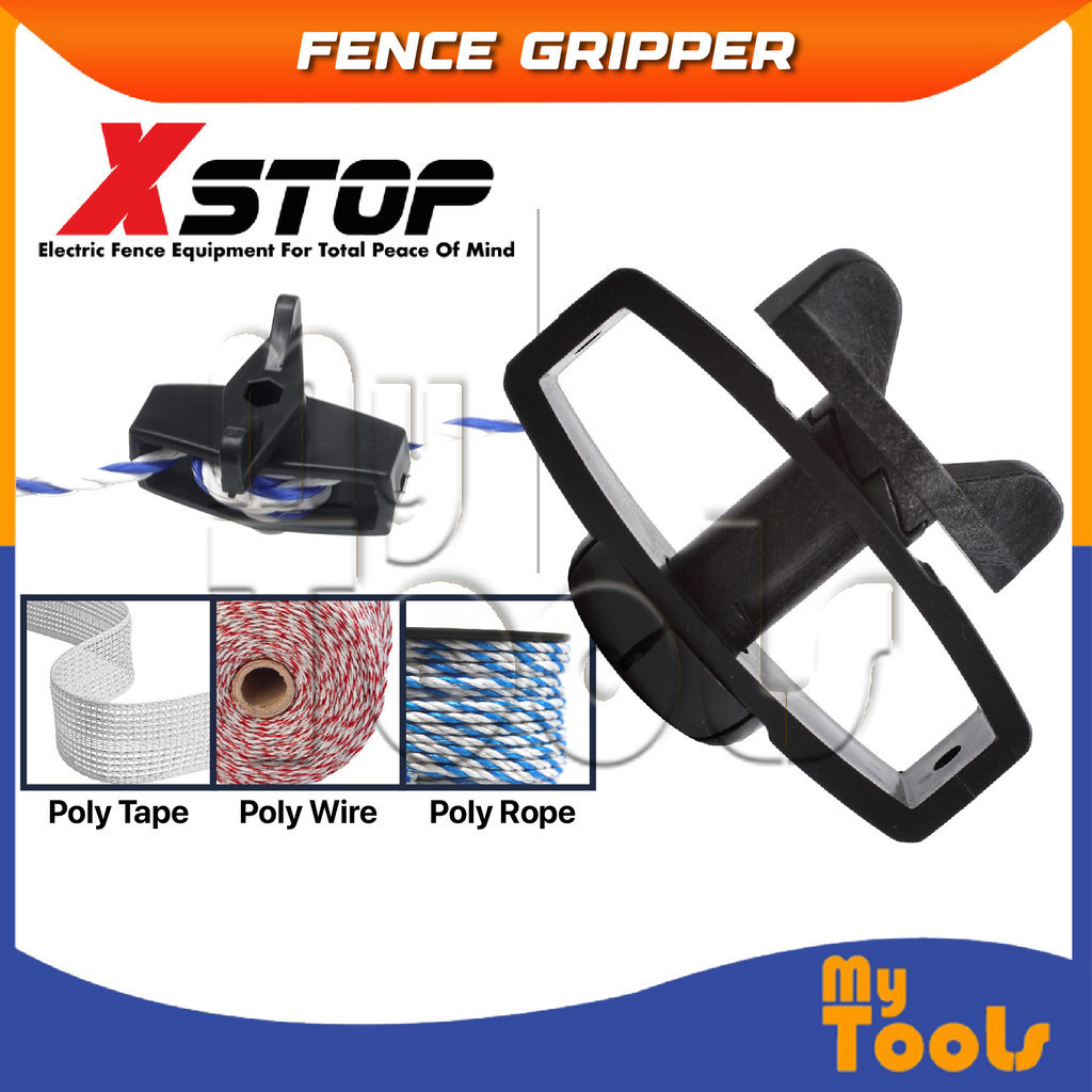 M.Machinery X STOP Electric Fence Gripper Polywire Tensioner Portable ...