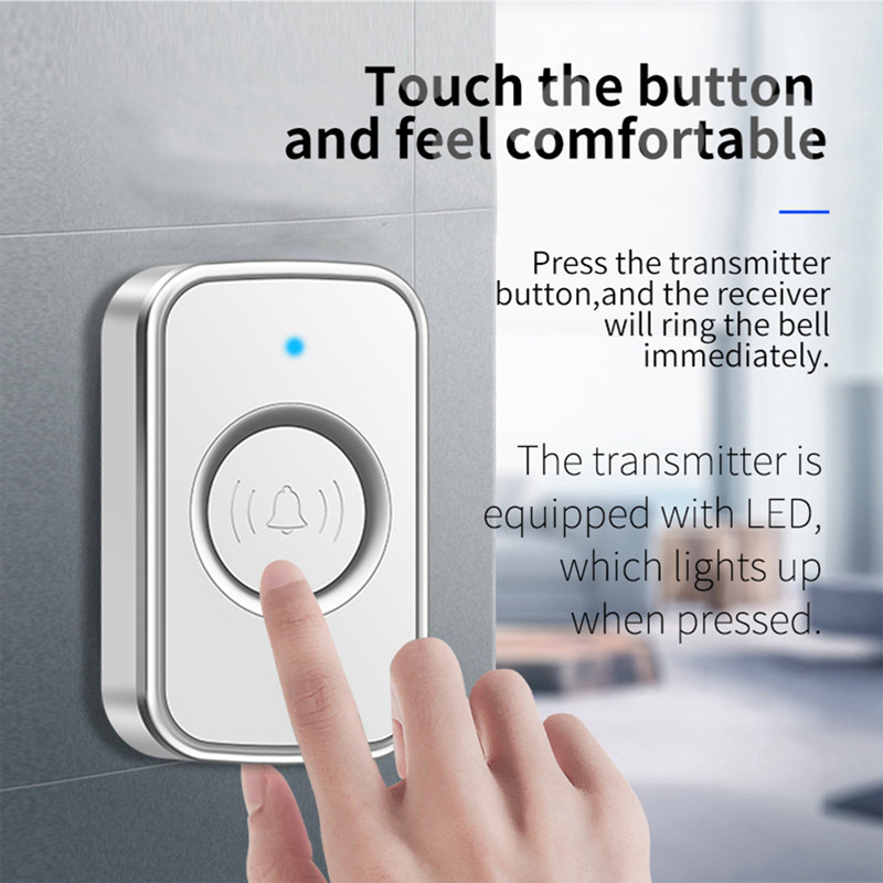 BCF No-Plug Doorbell Wireless Household Long-Distance Dc Battery Type ...