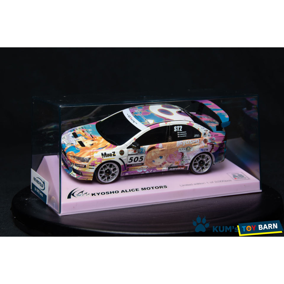 Kyosho Mini-z Body ASC MITSUBISHI KYOSHO ALICE MOTORS LANCER EVOLUTION ...