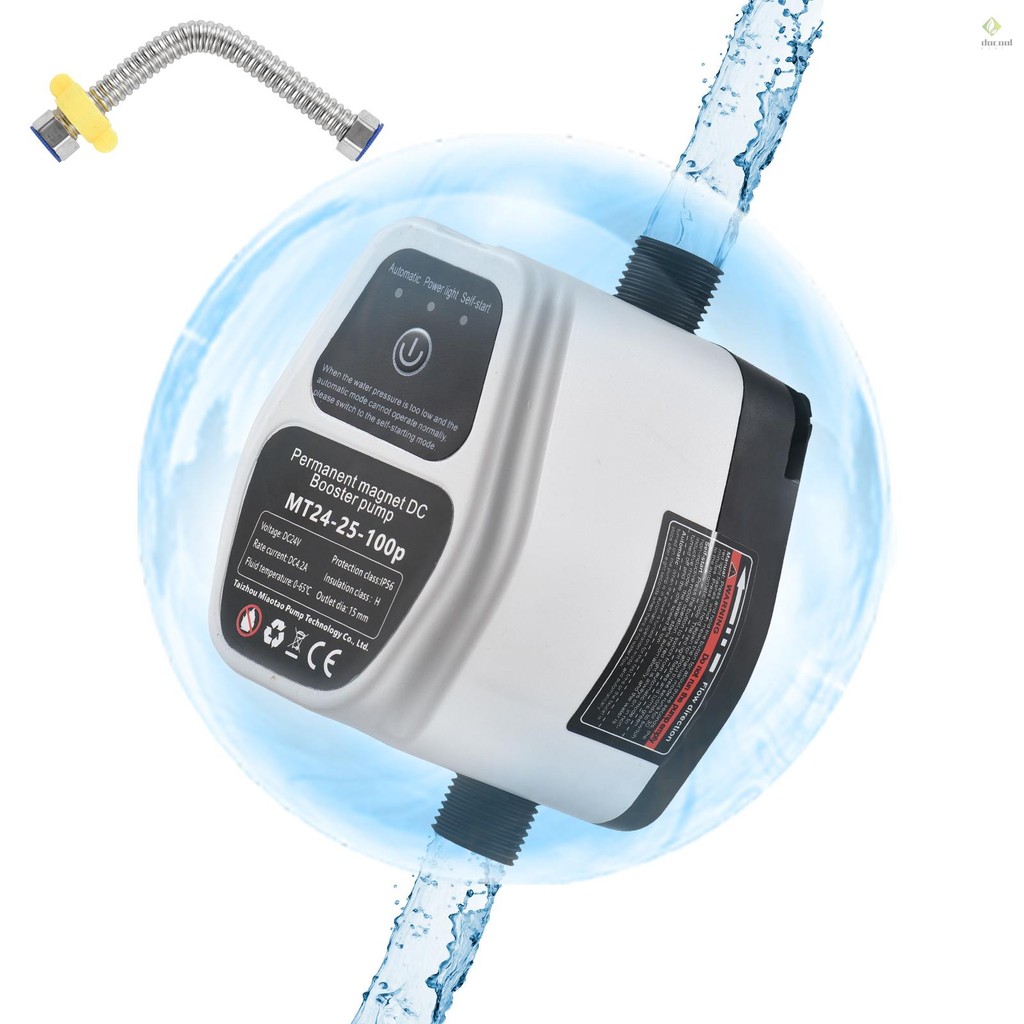 Portable Water Pressure Booster Pump 24V 100Pa Auto Shower Water ...