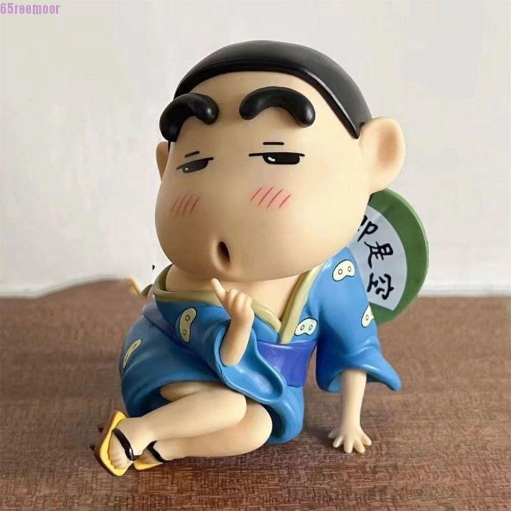 REEMOOR Crayon Shin-chan Anime Figure, Kimono Japan Style Crayon Figure ...