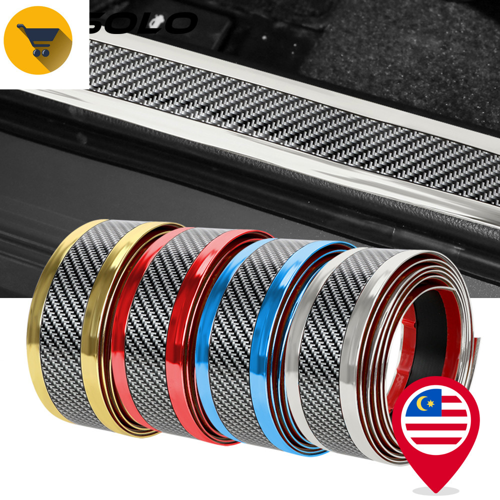 MK2 5D Car Carbon Fiber Vinyl Waterproof Stickers /DIY Door Sill ...