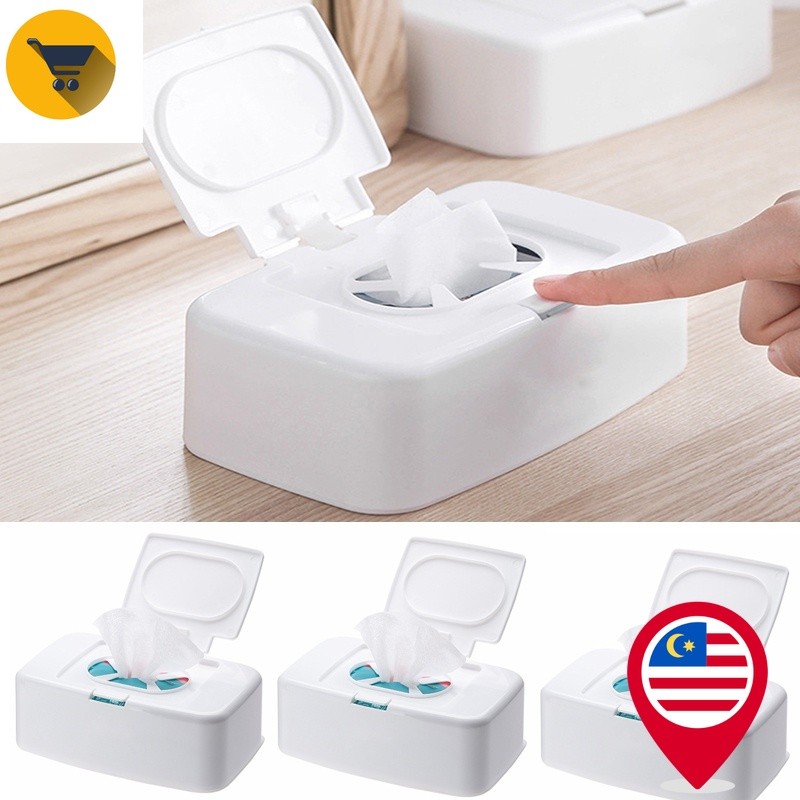MK2 Wipes Napkin Storage Container Wipes Dispenser Plastic Portable Wet ...
