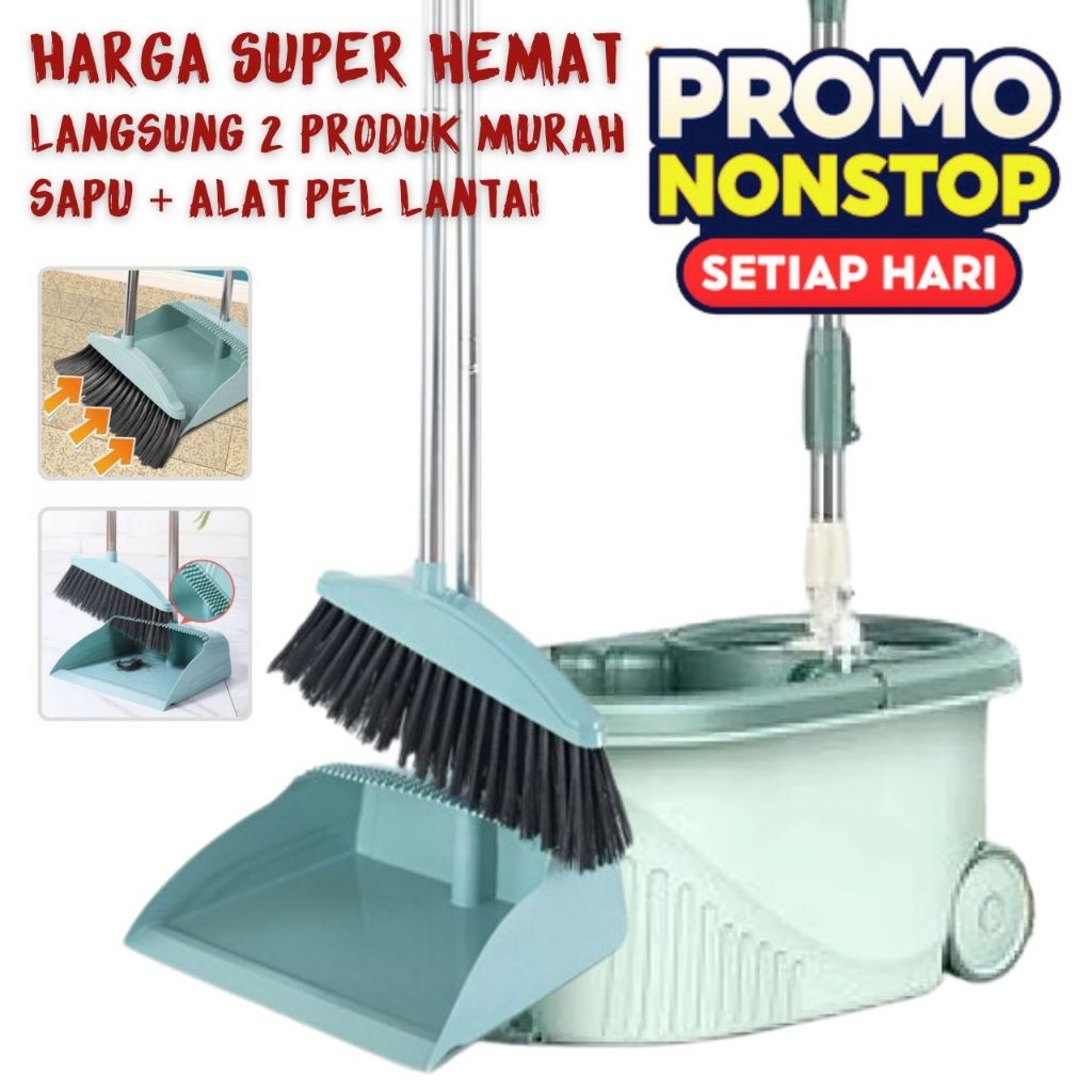 Economical Package Aclima Spin Mop Stainless Ultra Mop Floor Mop Set ...