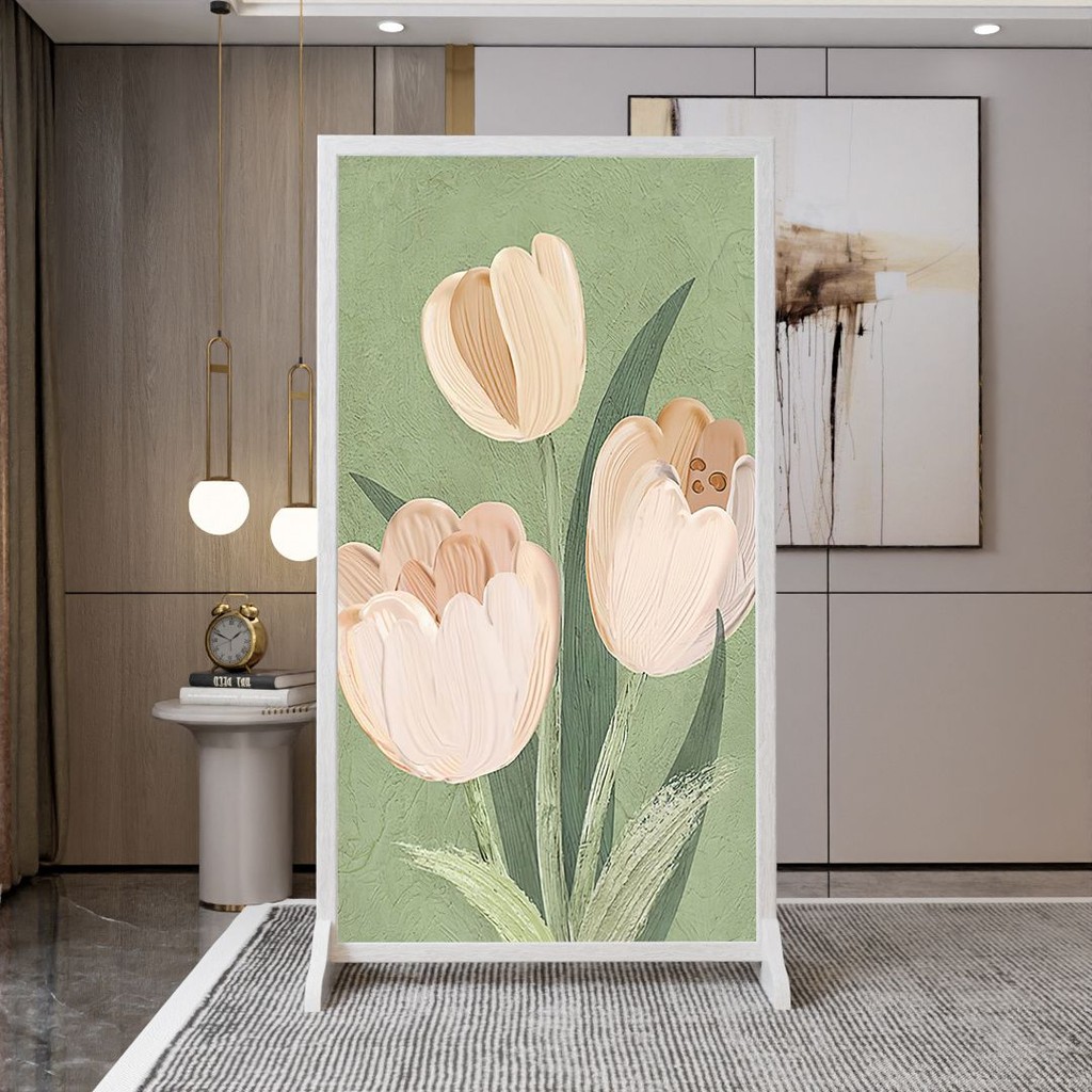 Nordic double sided pattern partition screen living room screen ...