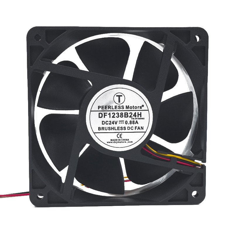 Peerless DF1238B24H DC24V 0.88A 12cmcm Inverter High Air Volume Cooling ...