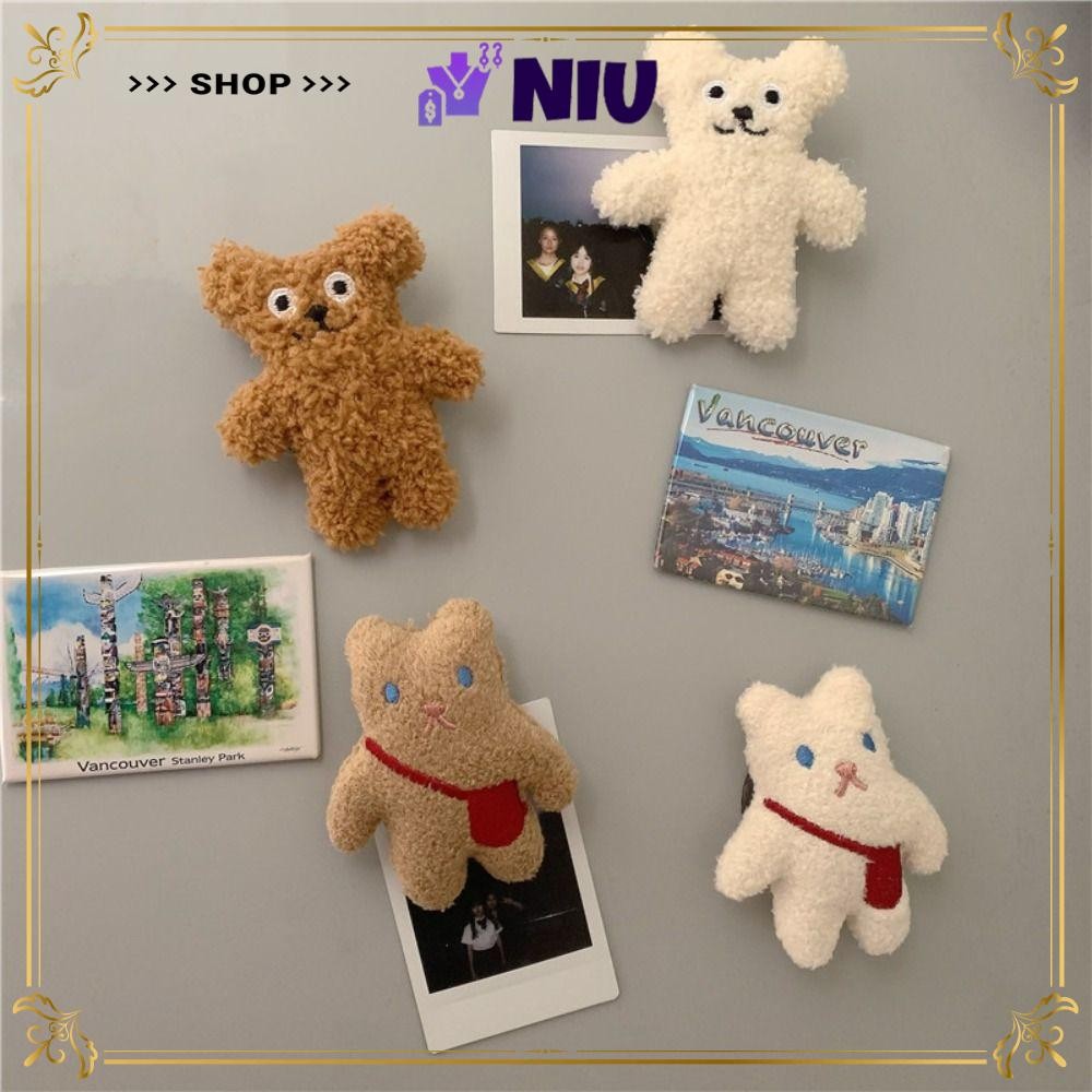 NIU 2 PCS Bear Fridge Sticker Kitchen Cute Cartoon Home Decor ...