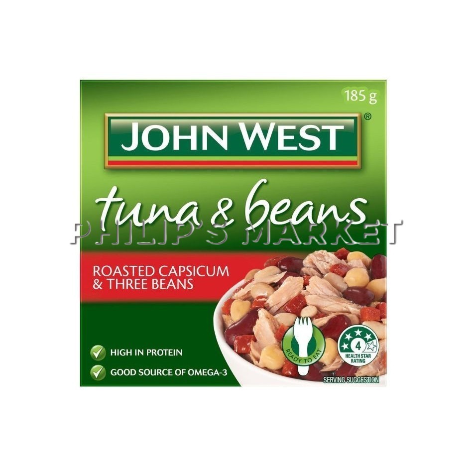 John West Tuna And Beans Roasted Capsicum And Three Beans 185g | Shopee ...