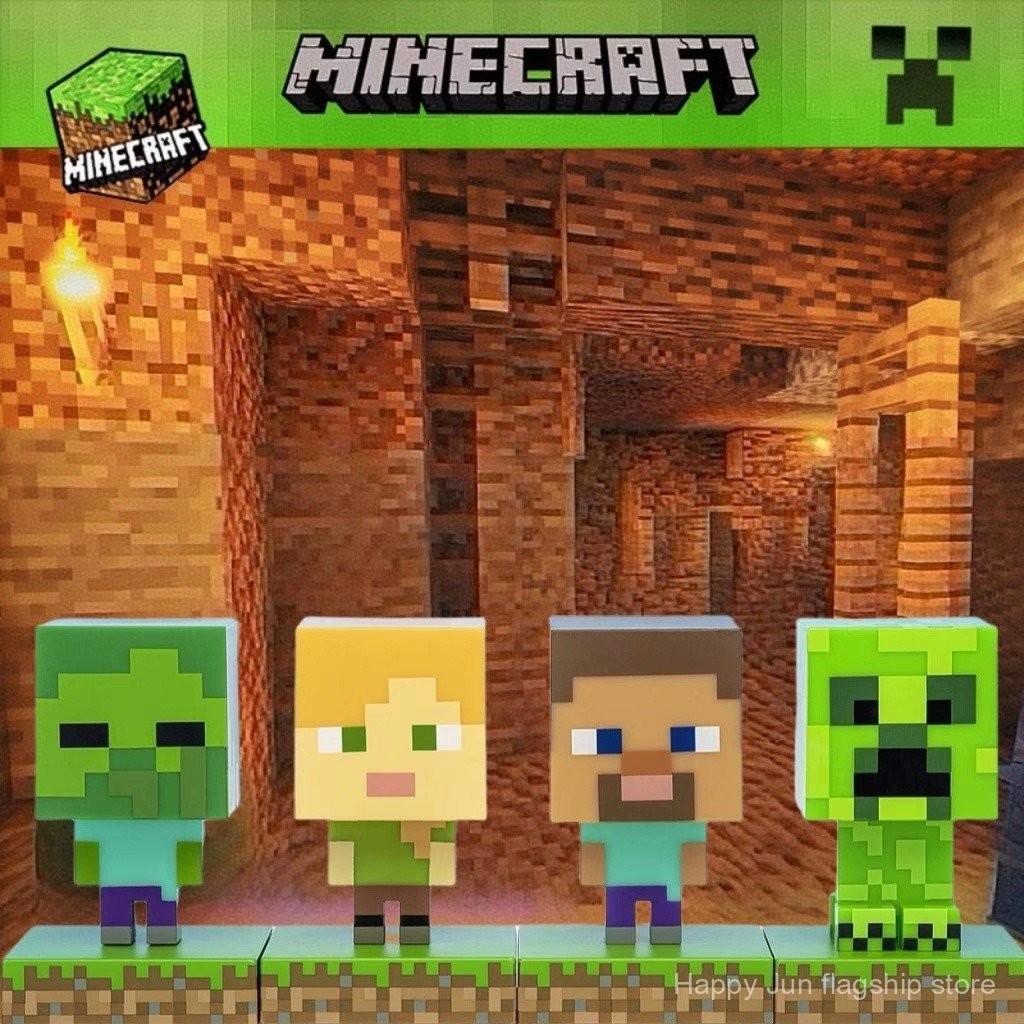 Minecraft Fox Night Light Fun Minecraft Creeper Atmosphere Light ...