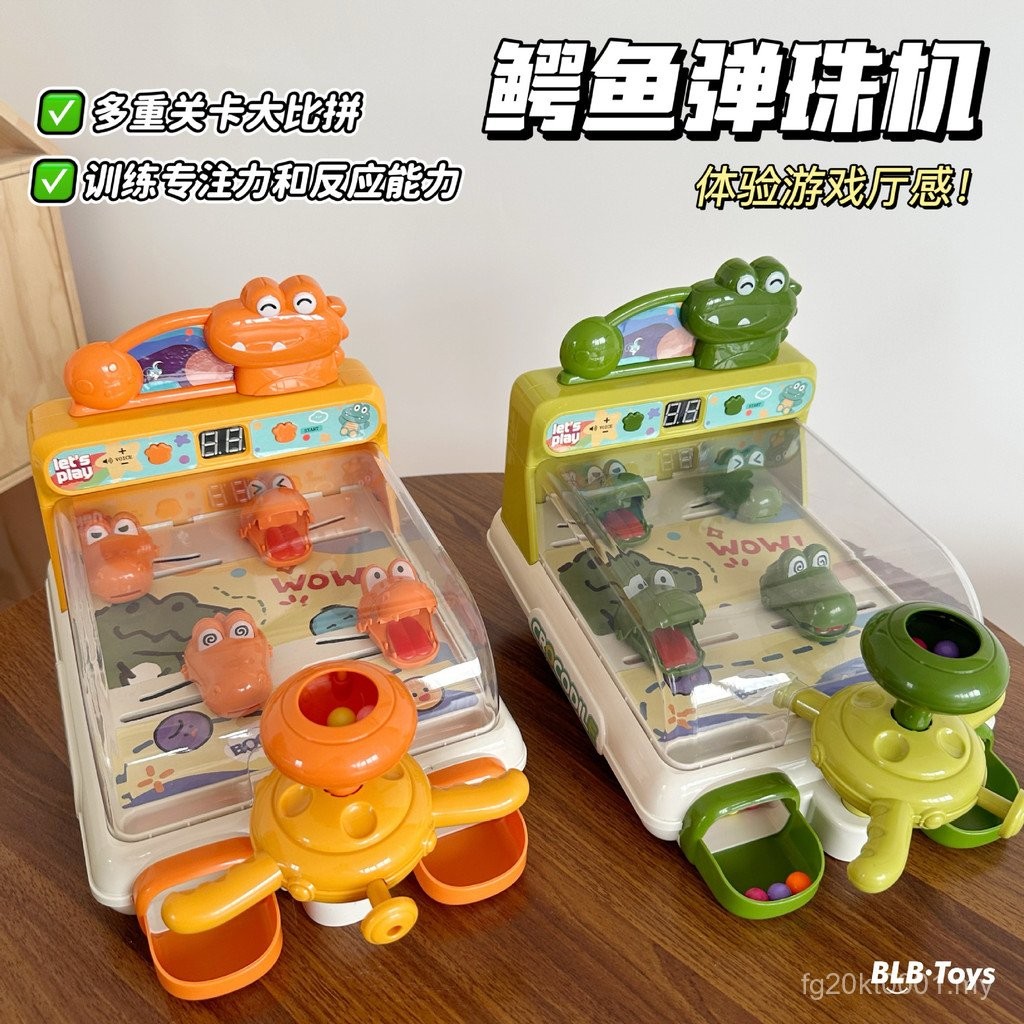 Pinball Machine Electric Desktop Shooting Crocodile BL Shipment ...