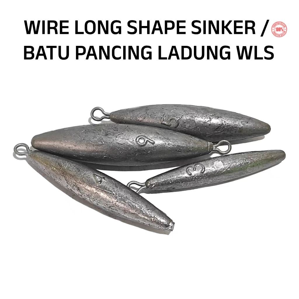 WIRE LONG SHAPE SINKER / BATU PANCING LADUNG WLS | Shopee Malaysia