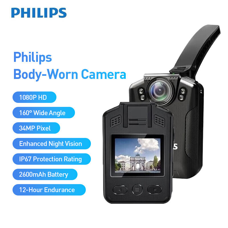 Philips Body-Worn Camera VTR8101 | Shopee Malaysia