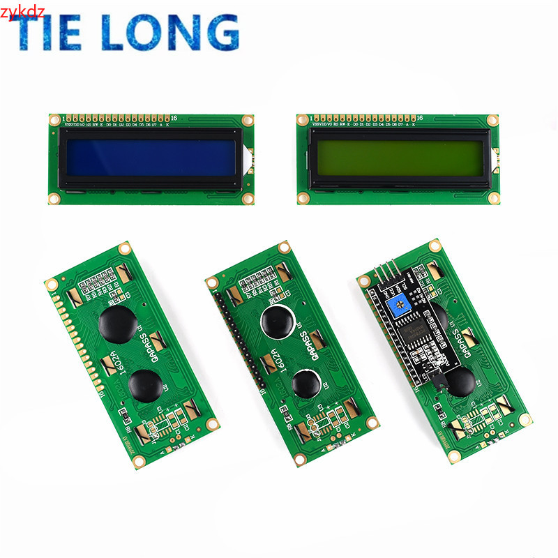 LCD1602 1602 LCD Module Blue / Yellow Green Screen 16x2 Character LCD ...