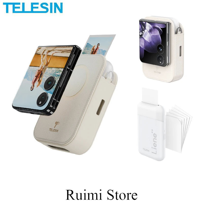 TELESIN LIENE Mini Photo Printer Pocket Wireless Bluetooth Image ...