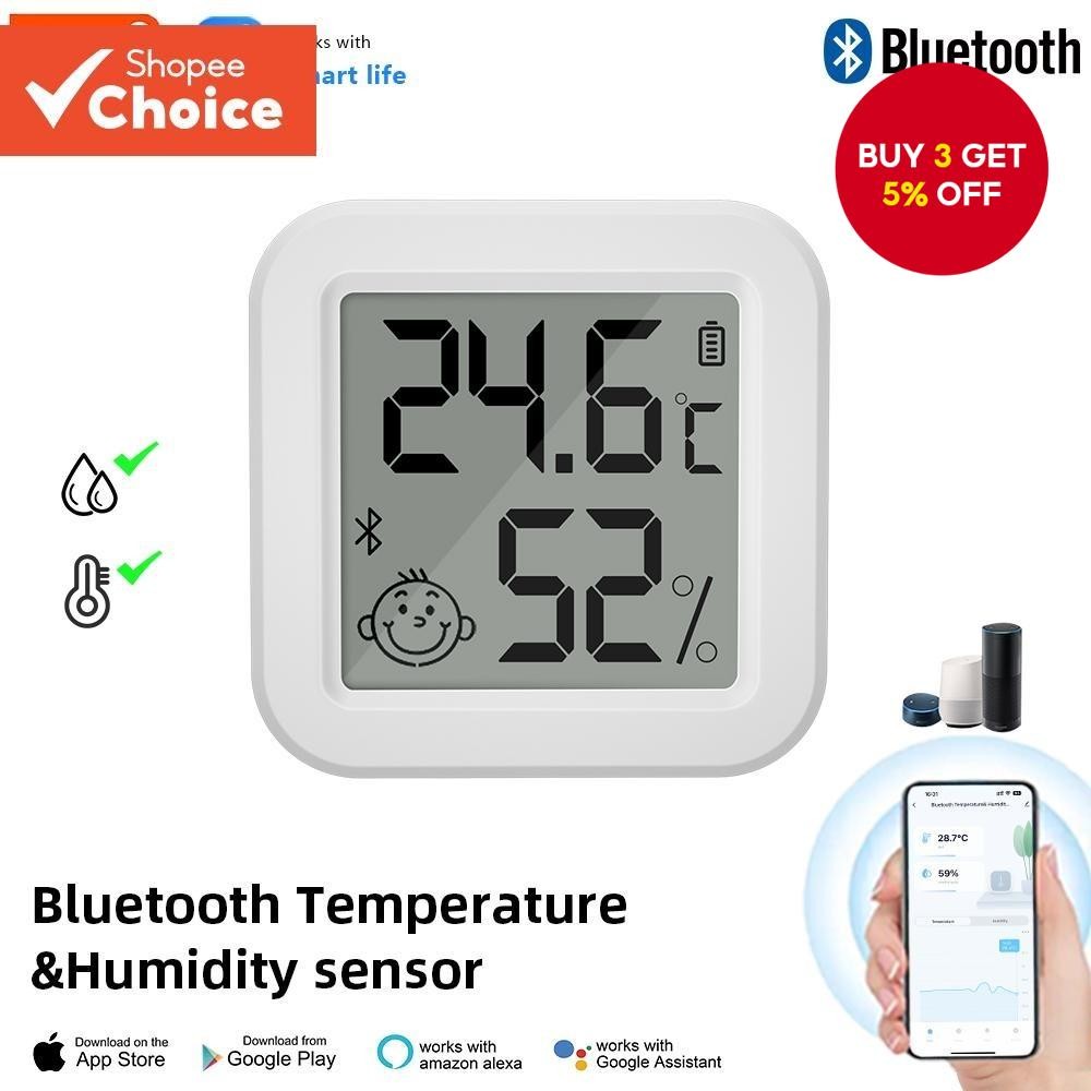 Latest Tuya Bluetooth Temperature and Humidity Sensor LCD Thermometer ...