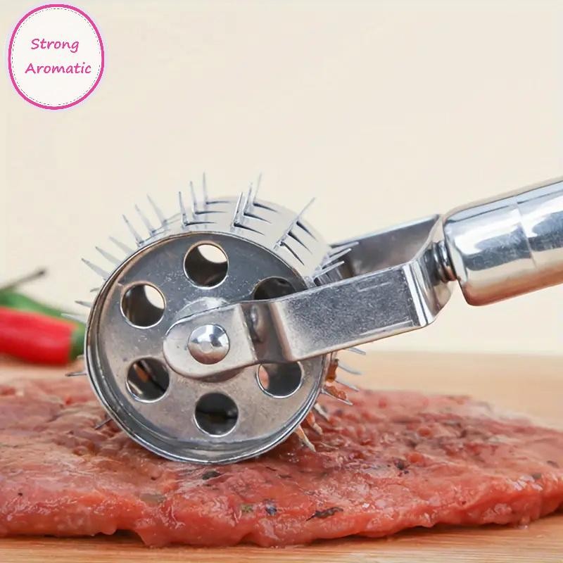 STRO Stainless Steel Steak Meat Tenderizer Hammer Loose Meat Needle ...