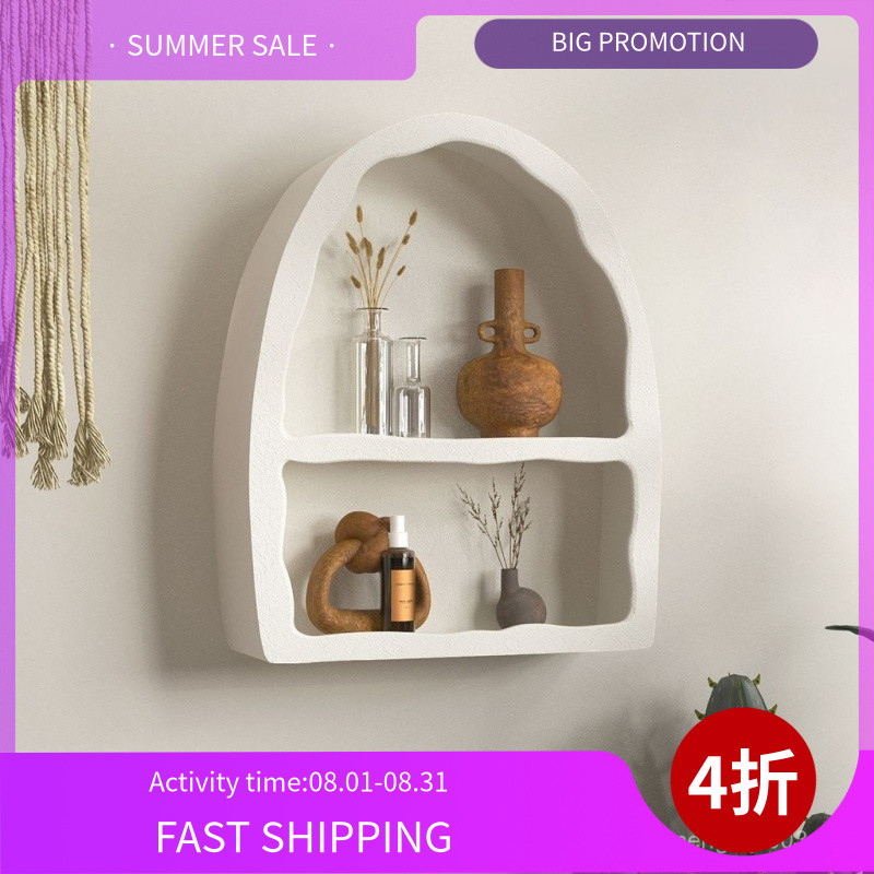 Nordic Cave Wall Cabinet Influencer Arch Hook Type Shelf Living Room ...