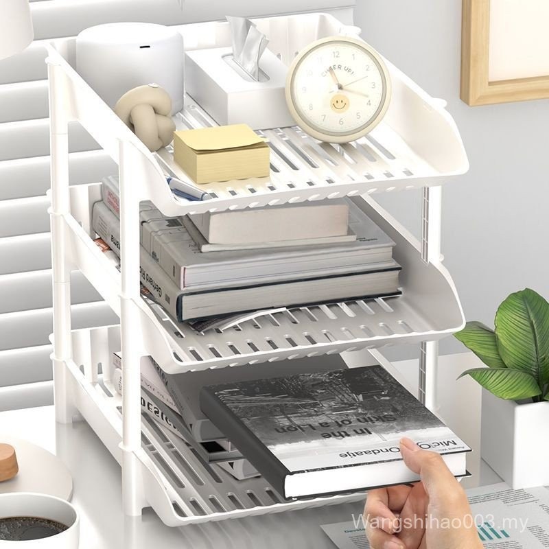 Rak Fail Desktop Baharu Rak Storan Berbilang Lapisan Penyusun Stesen ...