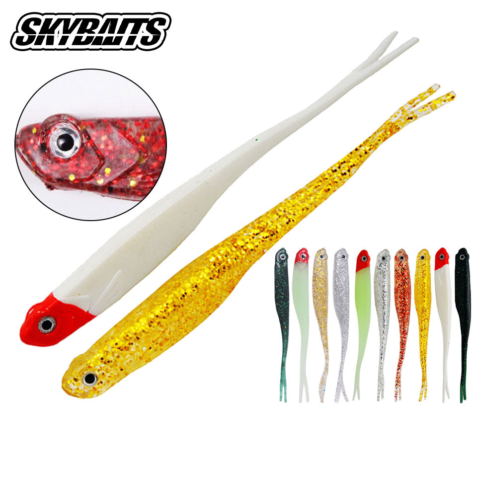 [SKYBAITS] Split-Tail Open-Belly Soft Lure - 13cm/8.4g Realistic ...