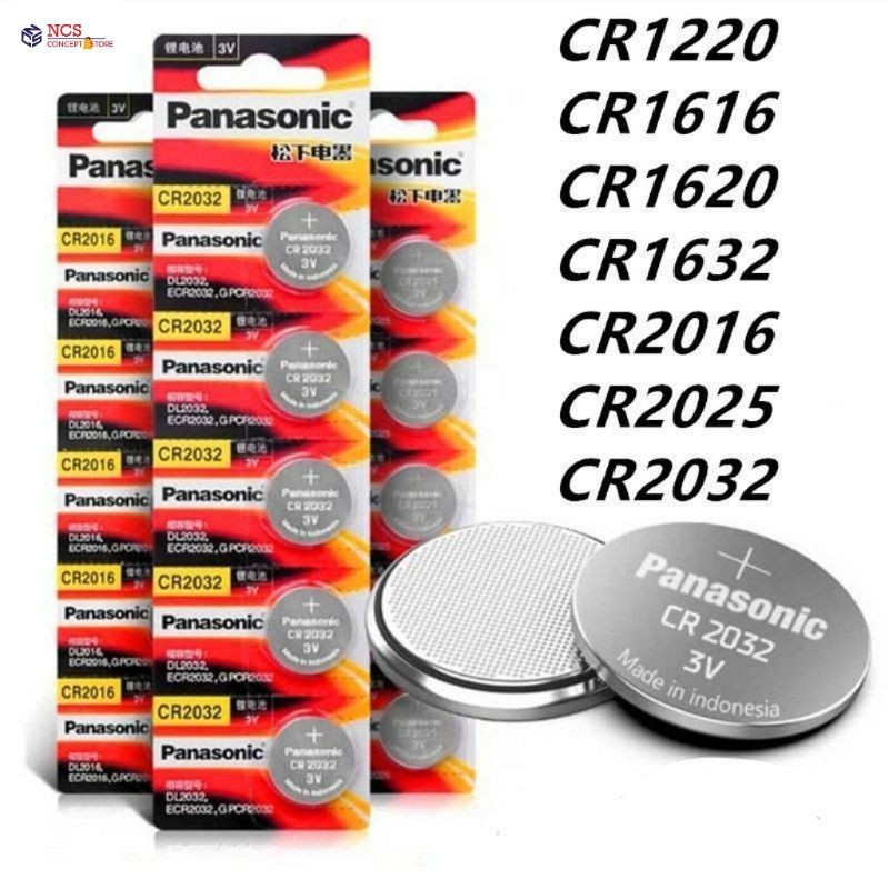 Authorised Original 1 PC Panasonic CR2032 / CR2016 / CR2025 / CR1220 / CR1632 / CR1620 / CR1616 ...