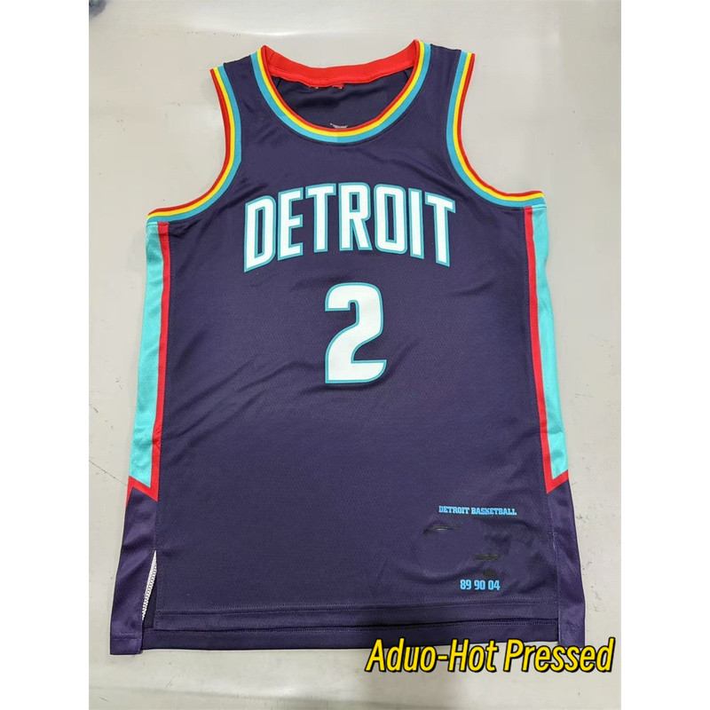 2026 Hot pressed NBA Detroit Pistons #2 Cade Cunningham City Edition ...