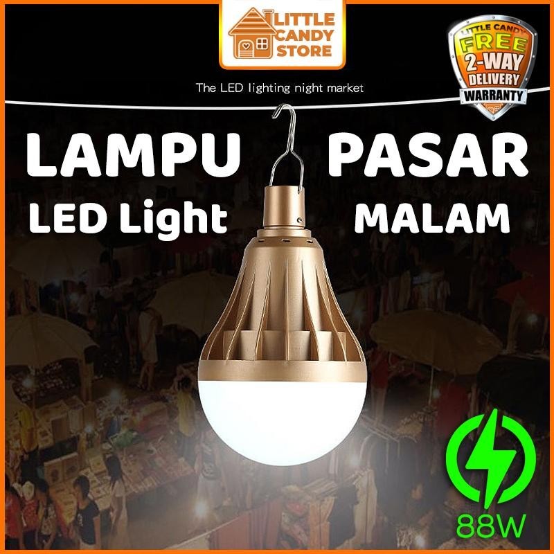 Lampu Pasar Malam LED 88W USB Rechargeable LED Bulb I Intelligent ...