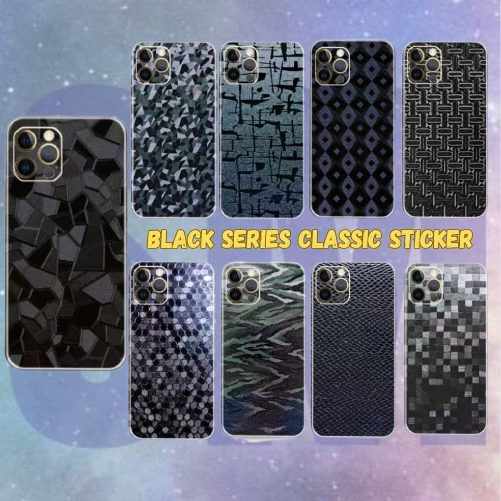 Realme C51 C53 C55 C61 C63 C65 C67 Note 50 60 60X Black Series Design ...