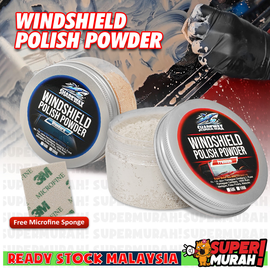 Shark Wax Car Glass Polishing Powder US Technology Windscreen ...