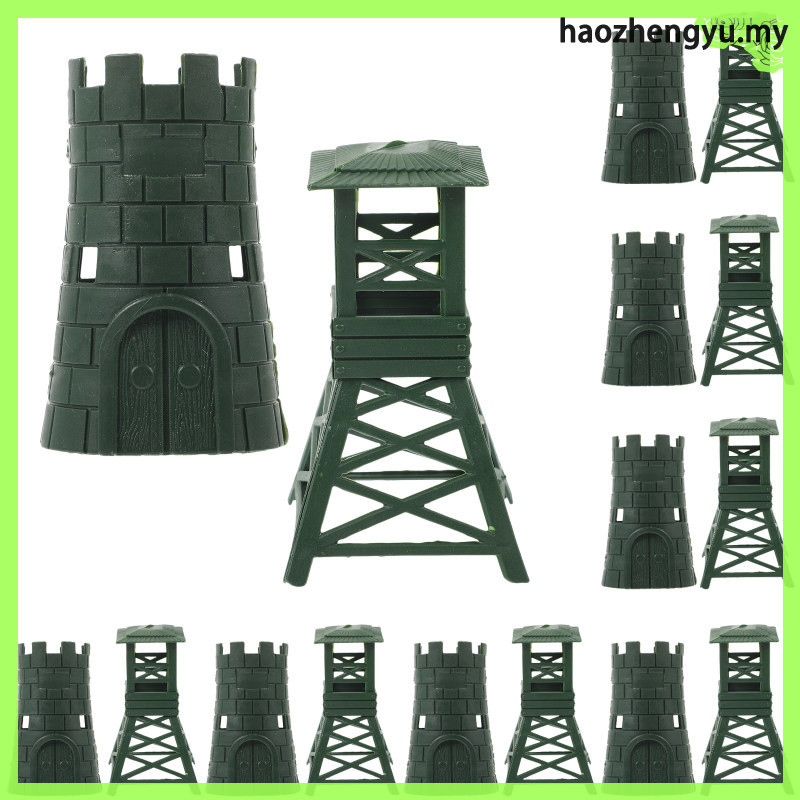 Militar-y Watchtower Action Figure Army Figures Model Fortress Turret ...