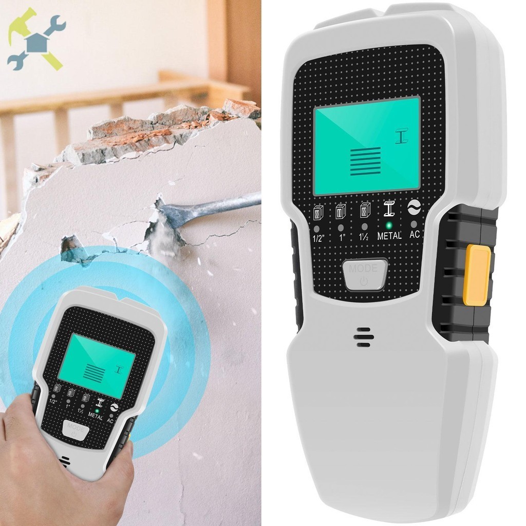 Stud Finder Wall Scanner 5 in 1 Wall Wood Metal Stud Detector LED ...