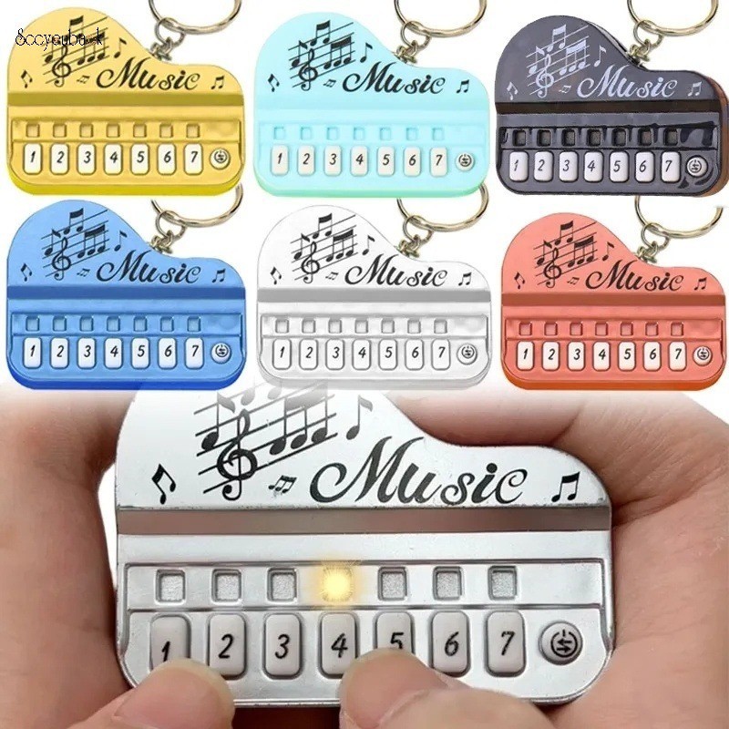 Mini Piano Keychain Portable Piano Keychain Mini Electronic Organ ...