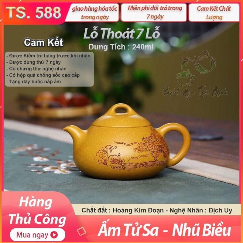 Nhu Bieu Kettle - Golden segment - Dich Uy - 240ml - 7 holes | Shopee ...