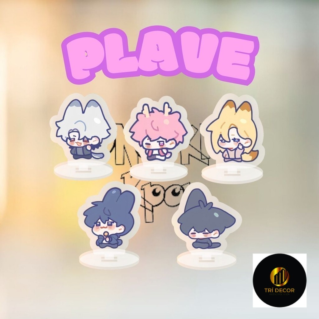 (3cm) Standee model PLAVE ver Cosplay Animal printed with kpop group ...