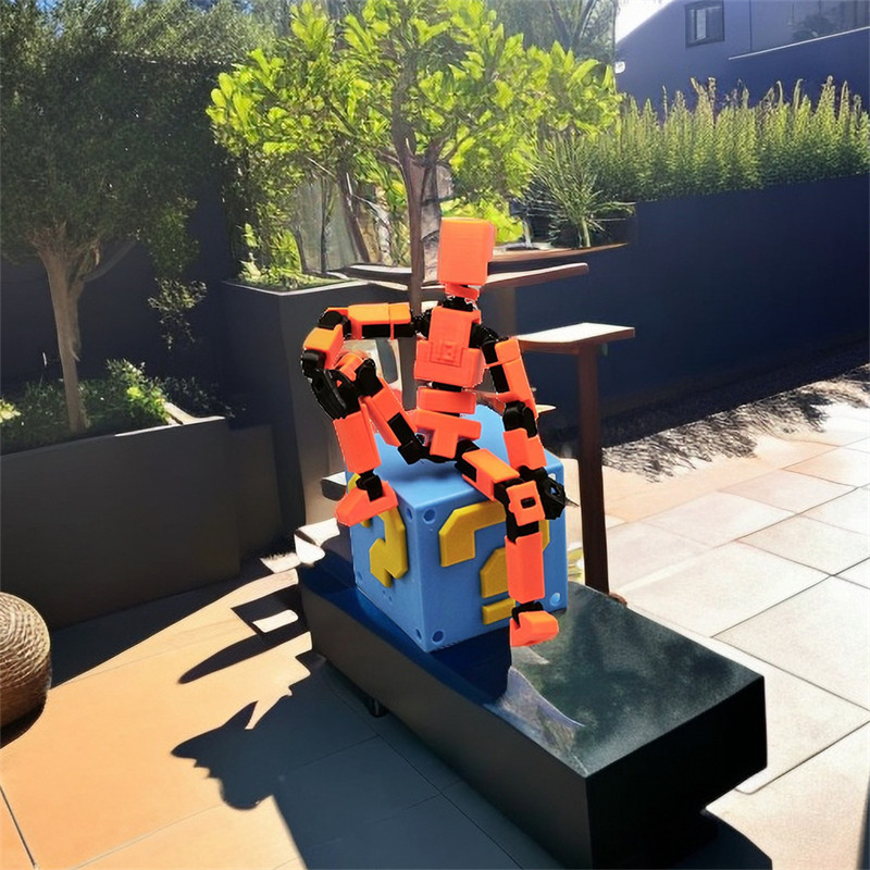 Titan 13 Figure Robot Toys Action Robot Toy Lucky 13 Movable ...