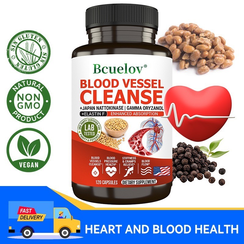 Vascular Cleanse, with Nattokinase, Supports Blood Thinning and ...