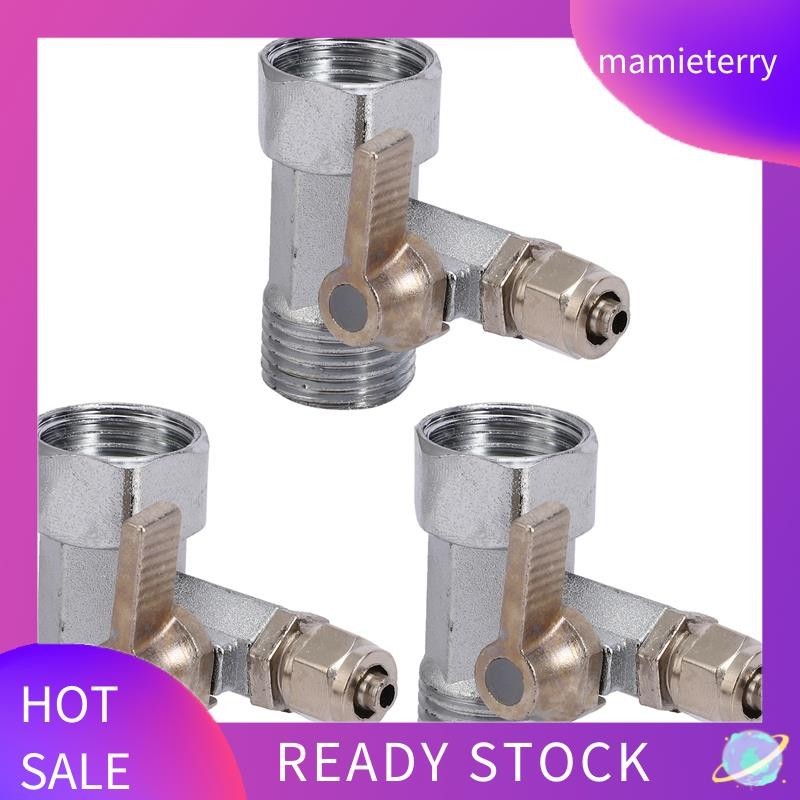 3X RO Feed Water Adapter 1/2inch to 1/4inch Ball Valve Faucet Tap Feed ...