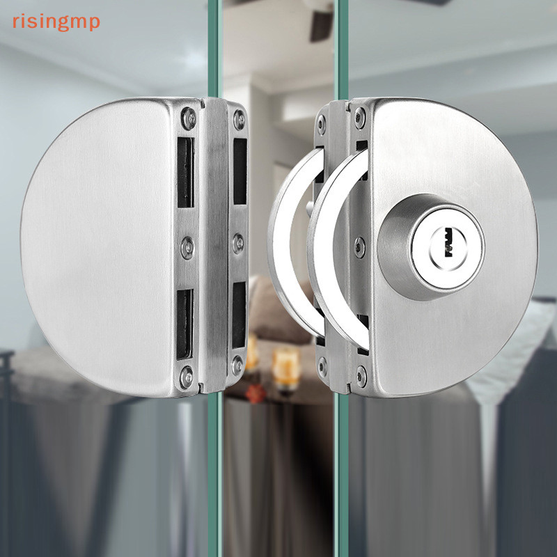 [risingmp] Lock Glass Door Lock For 8-12mm Thickness Frameless Double ...