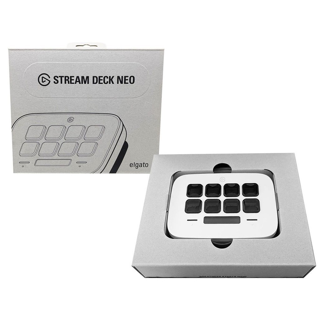 Elgato Stream Deck Neo (10GBJ9901) - USB-C, 8 Customizable LCD keys ...