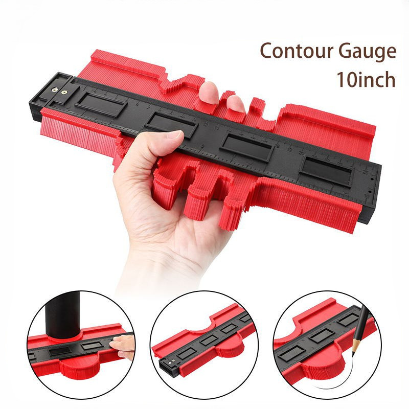 Shape Contour Gauge Duplicator 10 inch Profile Measuring Tool Gauge ...