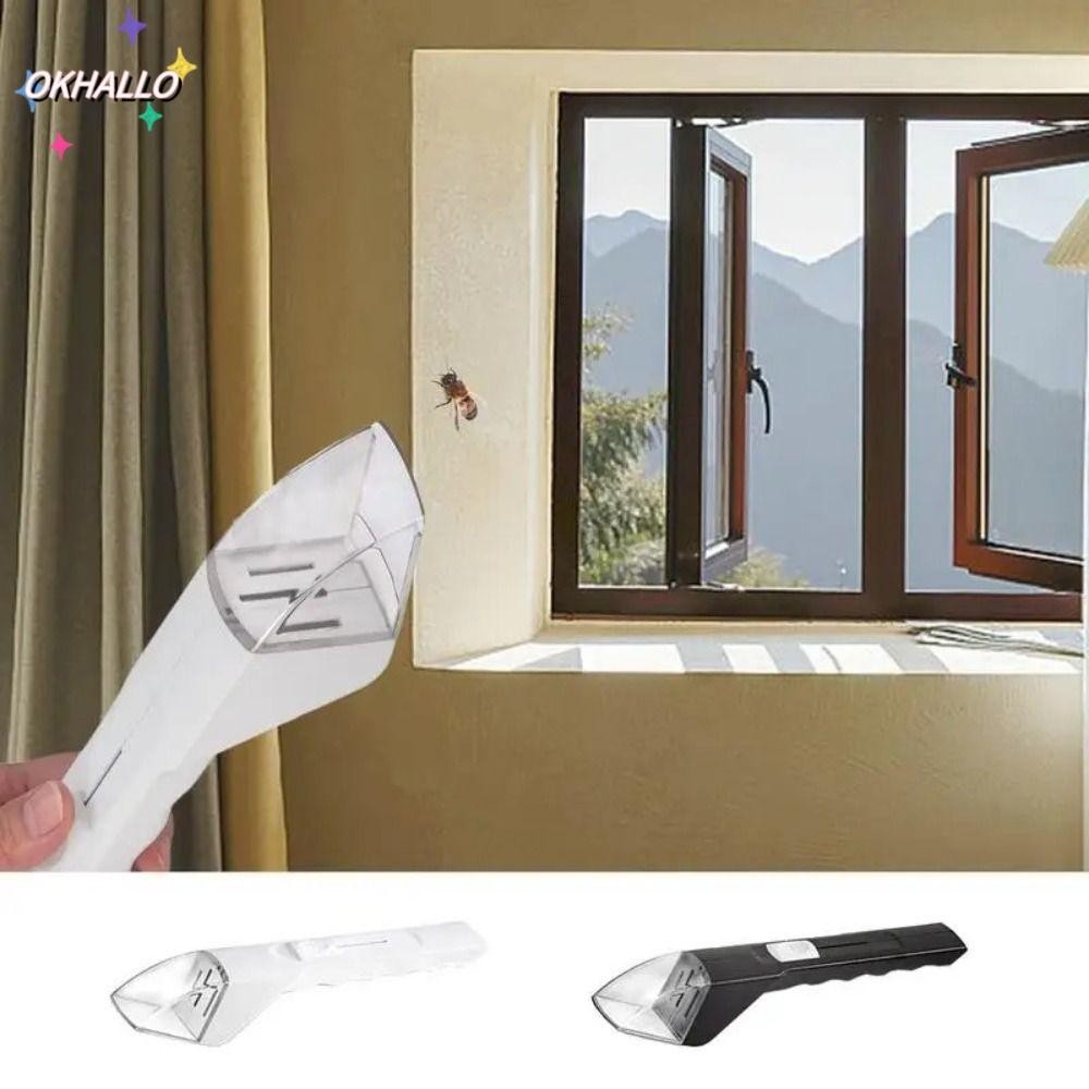 OKHALLO Quick Release Worm Catcher, Magnifying Fly Grabber Bug Insects ...