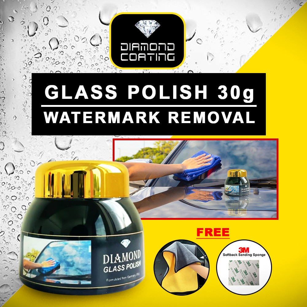 Diamond Coating【Glass Polish+Ceramic Coating】watermark remover/water ...