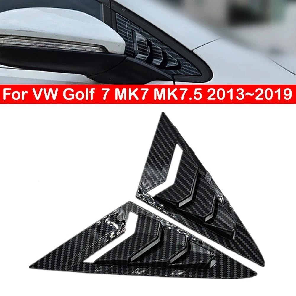 For VW Golf 7 MK7 MK7.5 2013~2019 Car Front Triangle Window Louver Side ...