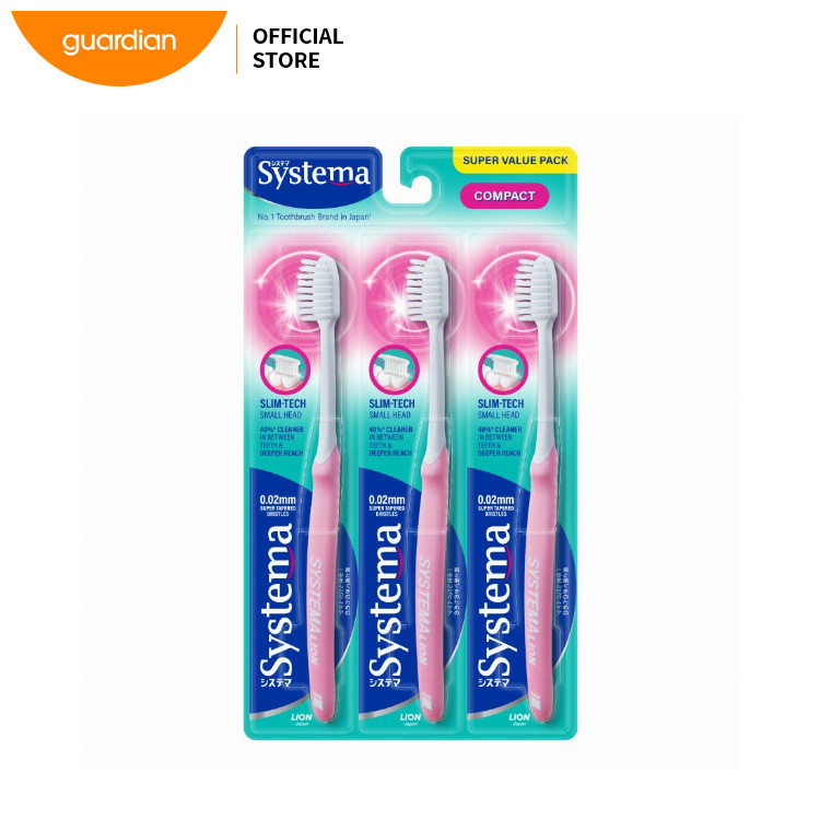 Systema Essential Clean ToothbrushesCompact 3's | Shopee Malaysia